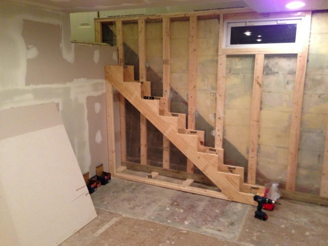 test-fitting-the-stair-support-structure - Handy Father, LLC